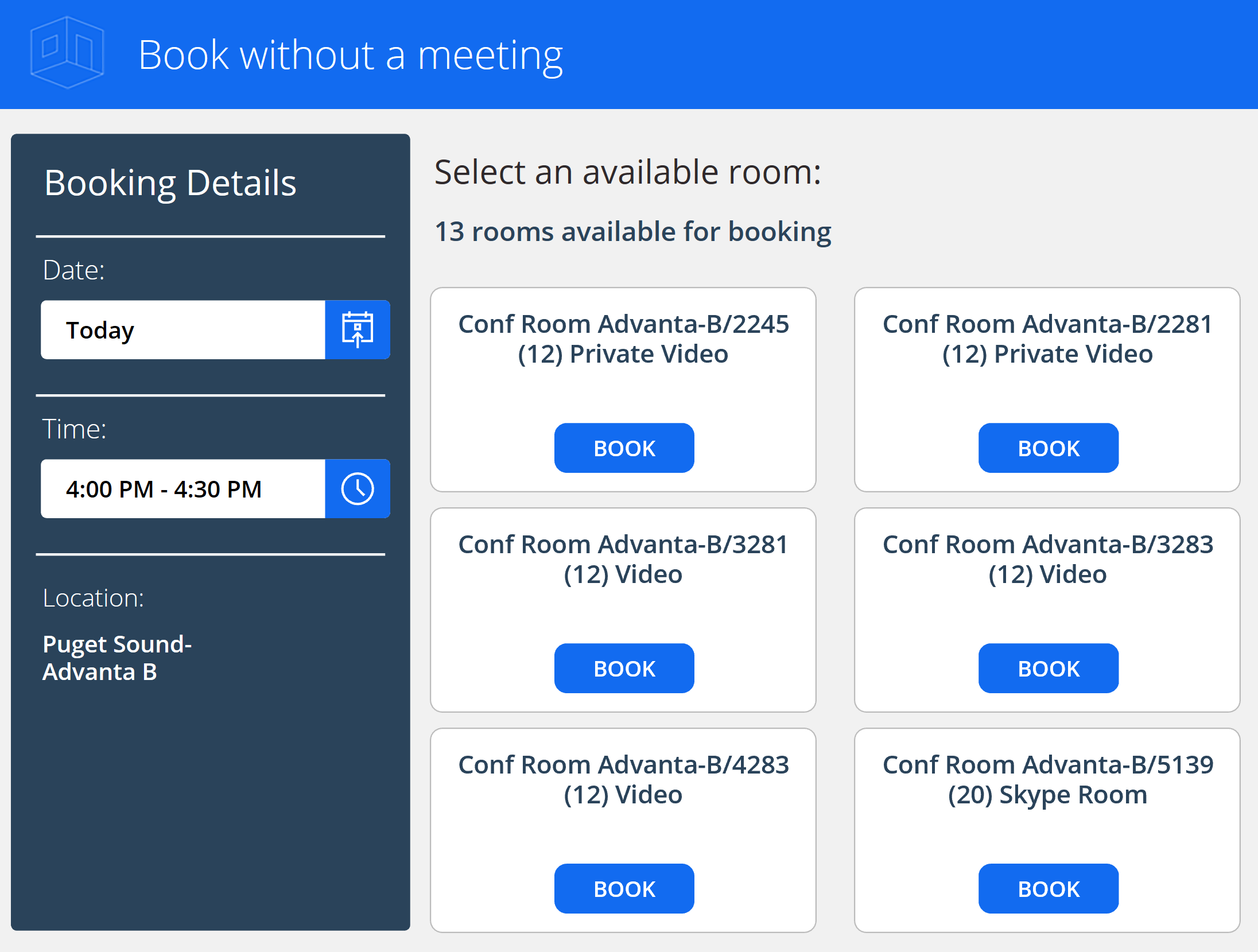 Booking Details